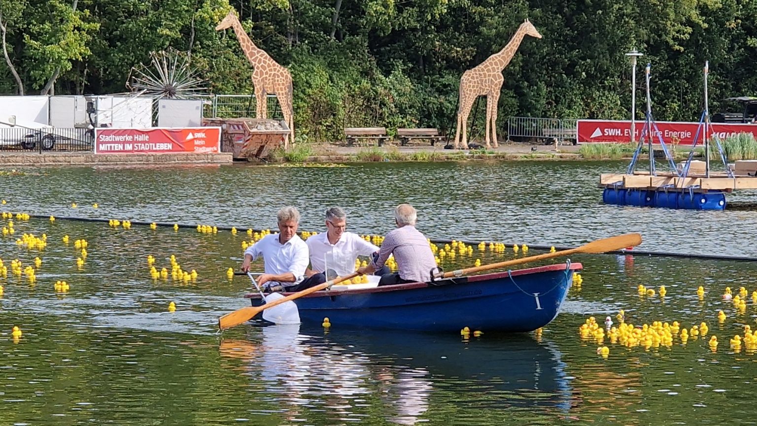 Das sind die Gewinner vom Entenangeln zum Laternenfest – Du bist Halle