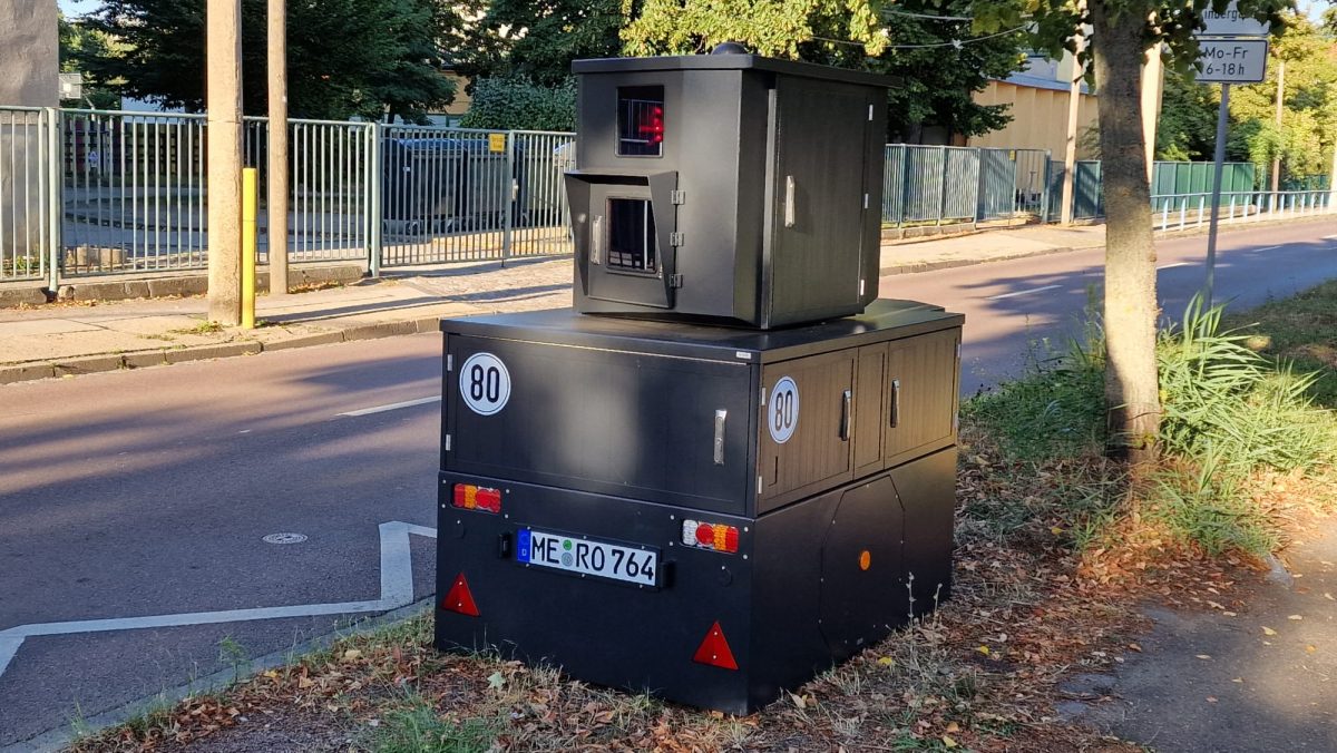 Halle hat jetzt 2 “Gulaschkanonen”; weiterer mobiler Blitzer ...