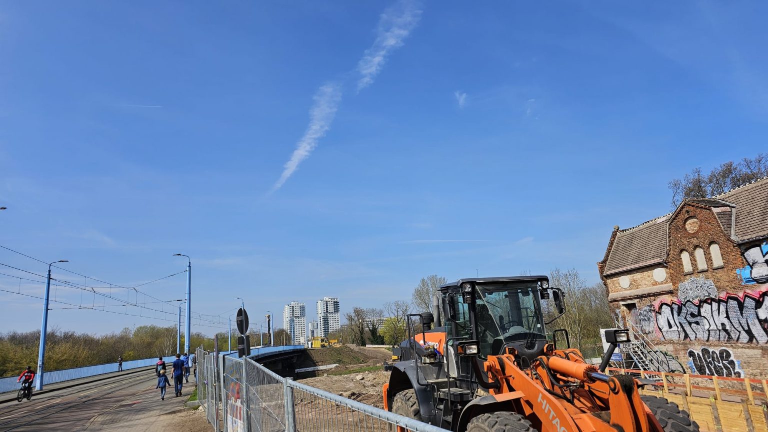 Baustelle in der Mansfelder Straße: ab 24. April gibt es in Halle ...