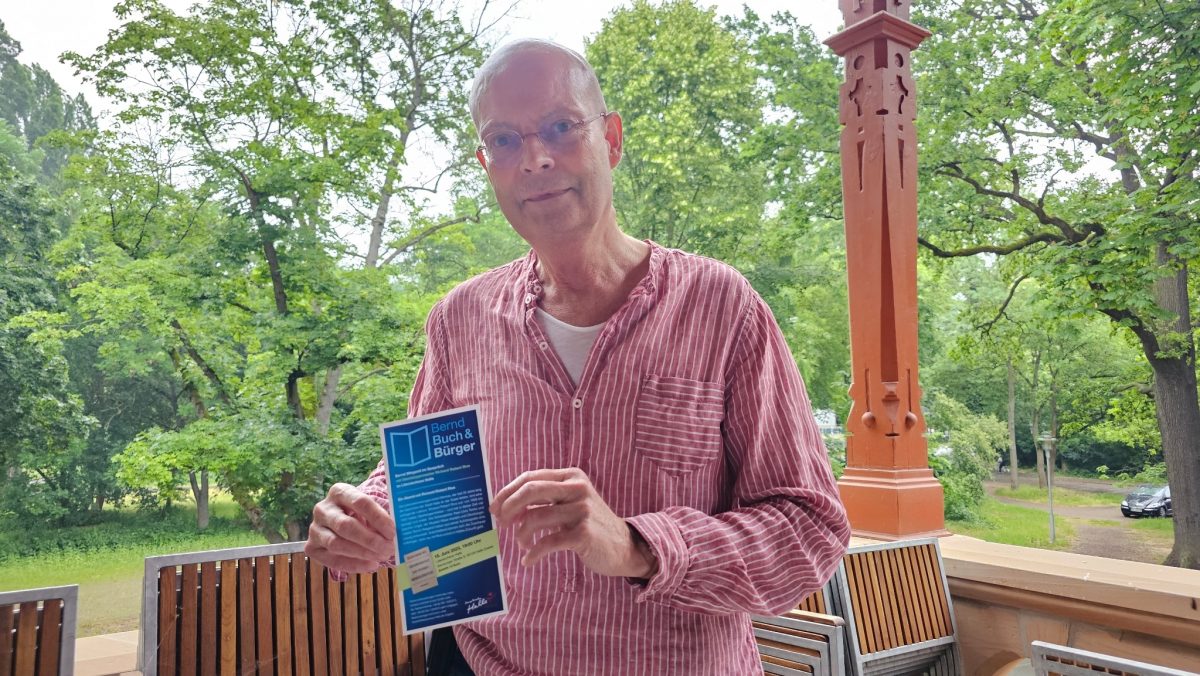 Bernd, Buch, Bürger: Ein Abend mit Richard Robert Rive – Du bist Halle