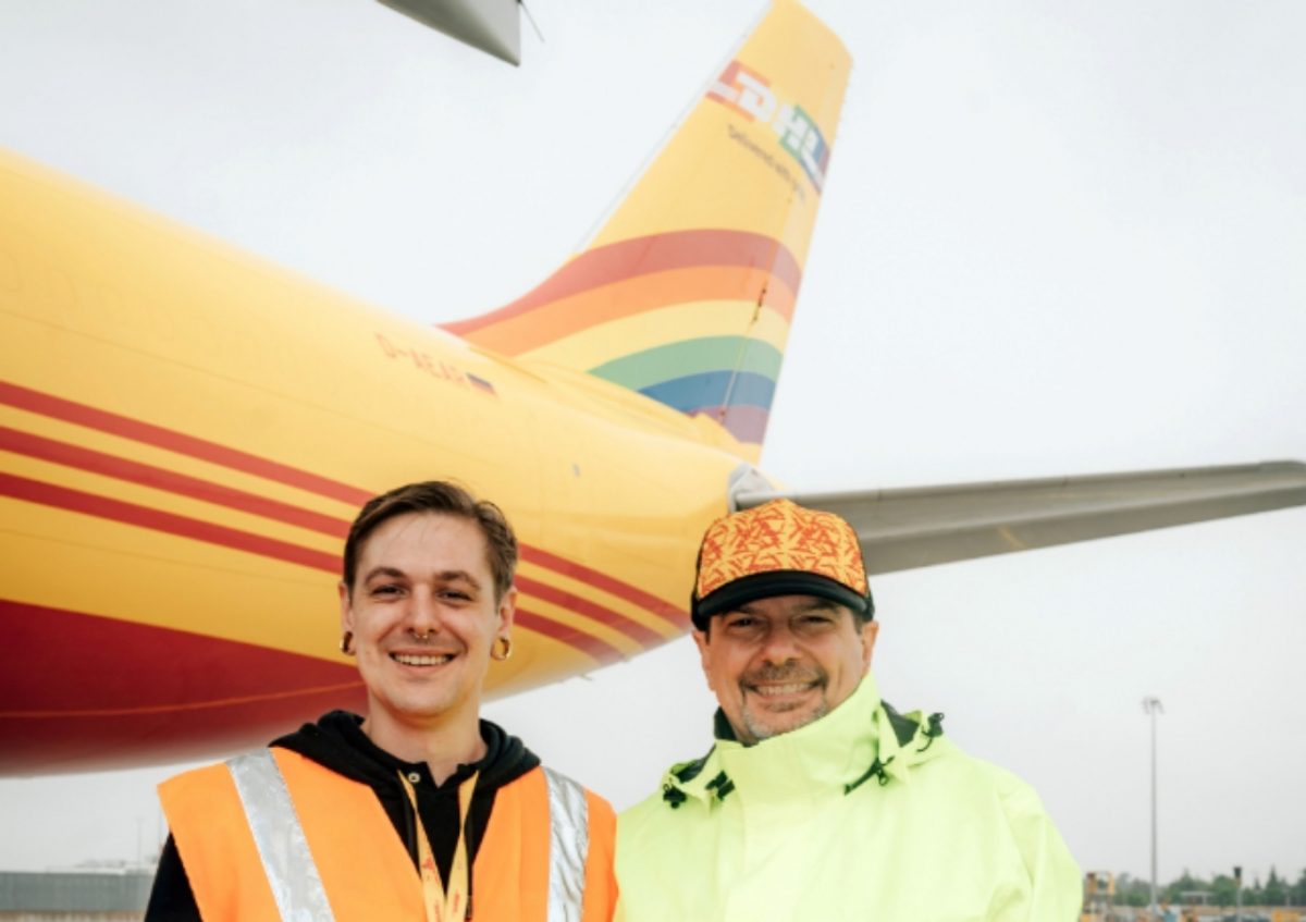 Pride Month am DHL Drehkreuz am Flughafen Leipzig-Halle: Regenbogen ...