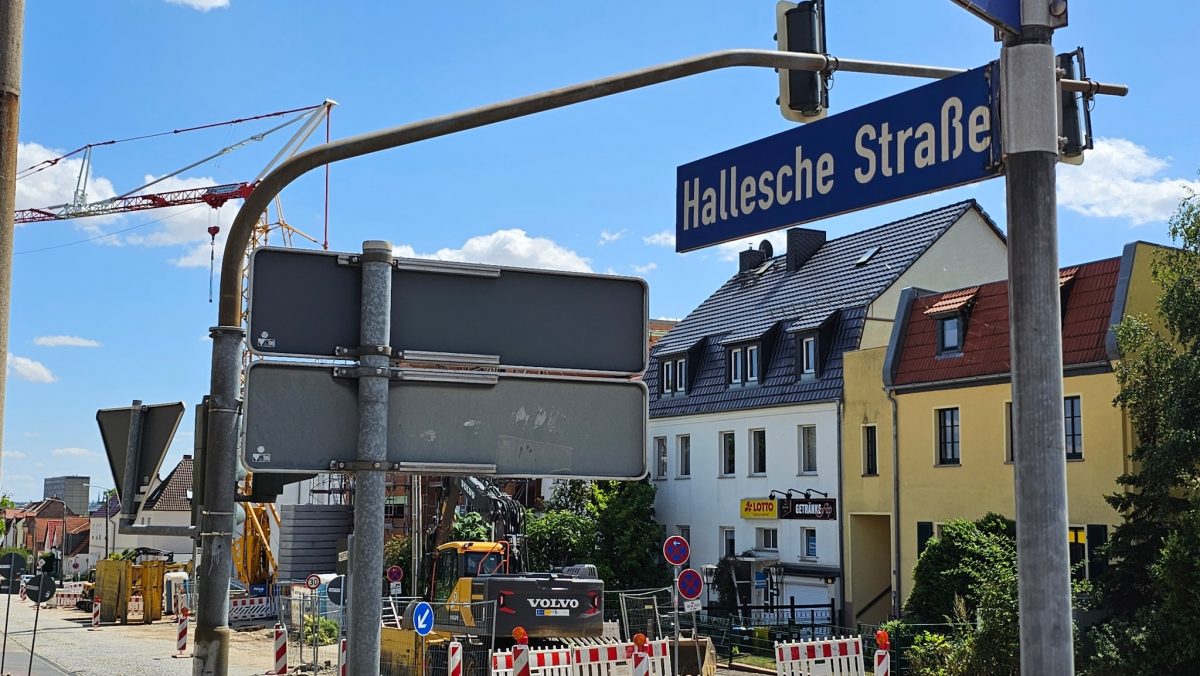Sperrzeit klammheimlich verlängert: Hallesche Straße in Nietleben soll ...