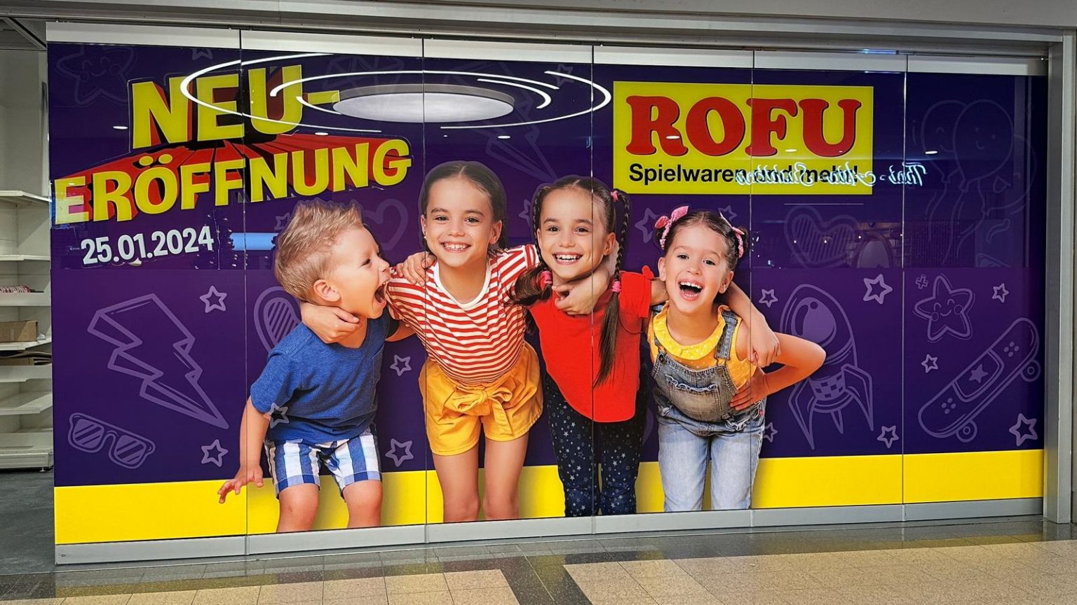 Am 25. Januar 2024 eröffnet im HEP das erste ROFU-Spielwarengeschäft in ...