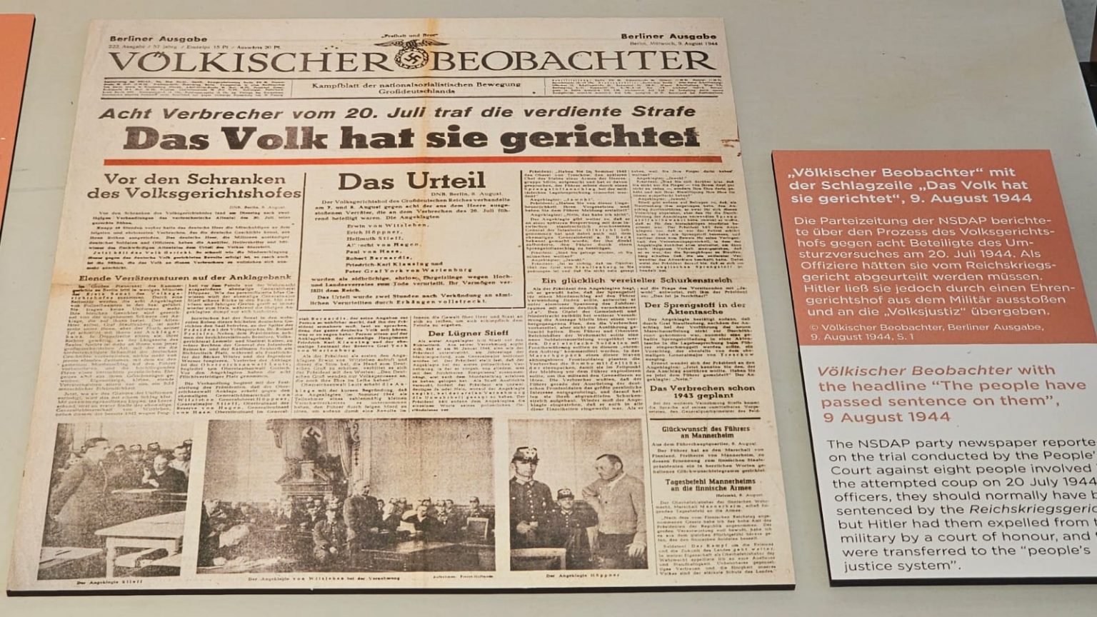 Sonderausstellung zum Reichskriegsgericht im Stadtmuseum Halle bis 3.11 ...