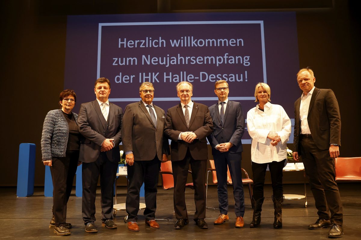 Neujahrsempfang der IHK Halle-Dessau: Wettbewerbsfähigkeit Deutschlands ...